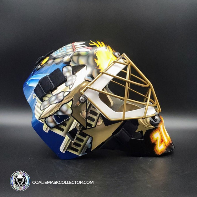 Olaf Kolzig Signed Goalie Mask Washington V2 2002 Godzilla Signature E ...