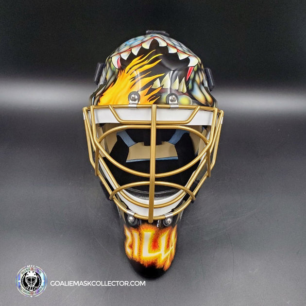 Olaf Kolzig Signed Goalie Mask Washington V2 2002 Godzilla Signature E ...