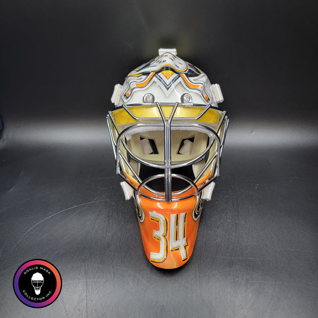 Petr Mrazek Signed Goalie Mask 2025-26 Anaheim D2 Mighty Ducks Movie S ...