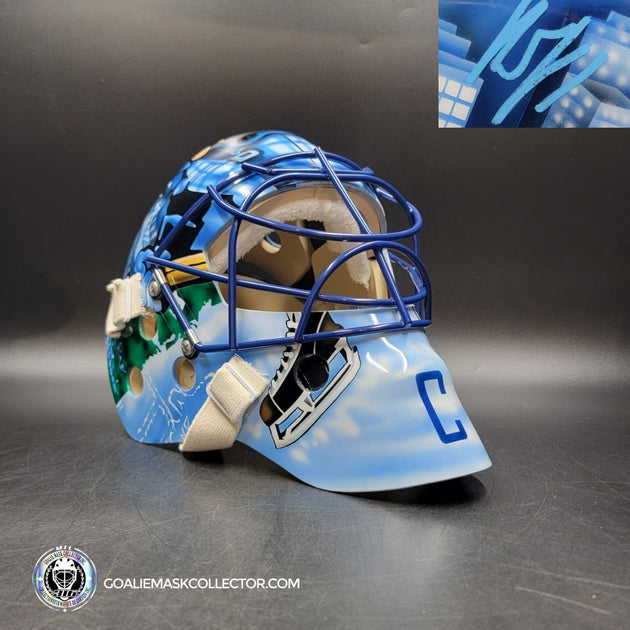 Roberto Luongo Signed Goalie Mask 2010 Vancouver CAPTAIN Signature Edi ...
