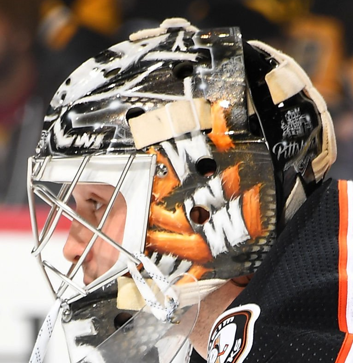 Presale: John Gibson Goalie Mask Unsigned 2017 Anaheim V1 Tribute ...