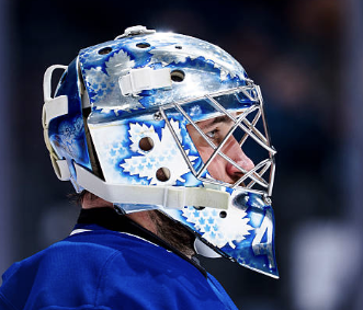 Anthony Stolarz Goalie Mask Unsigned 2025-26 Toronto + CHROME Premium ...
