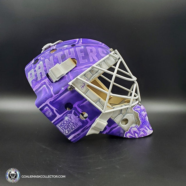 Sergei Bobrovsky Goalie Mask Unsigned 2022 Florida Hockey Fights Cance ...