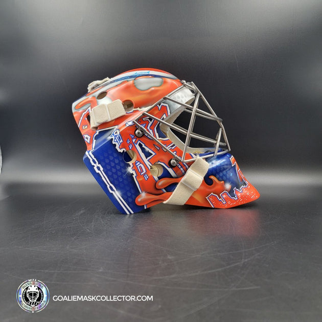 Stuart Skinner Signed Goalie Mask Edmonton 2023-24 CUP FINALS Tribute ...