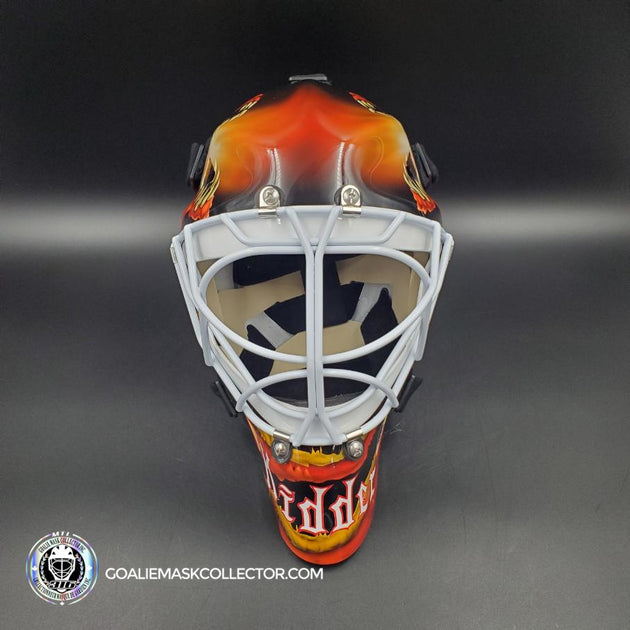 Trevor Kidd Goalie Mask Unsigned Calgary V1 Tribute – Goalie Mask Collector