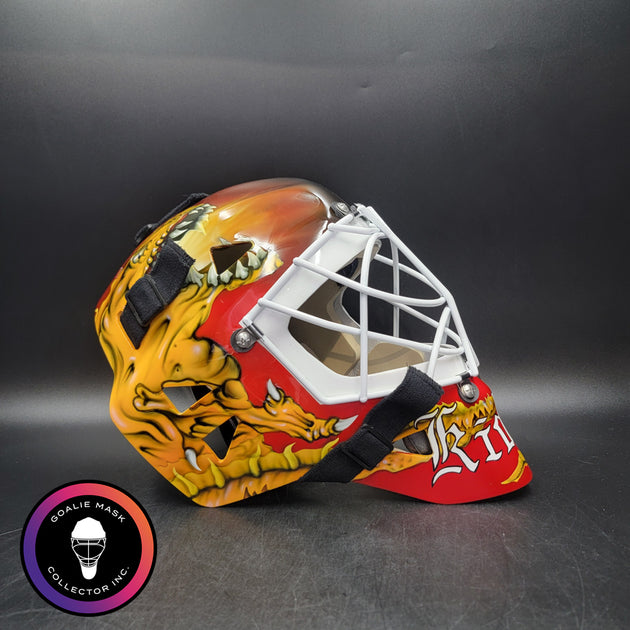 Trevor Kidd Signed Goalie Mask Calgary V2 Signature Edition Autographe ...
