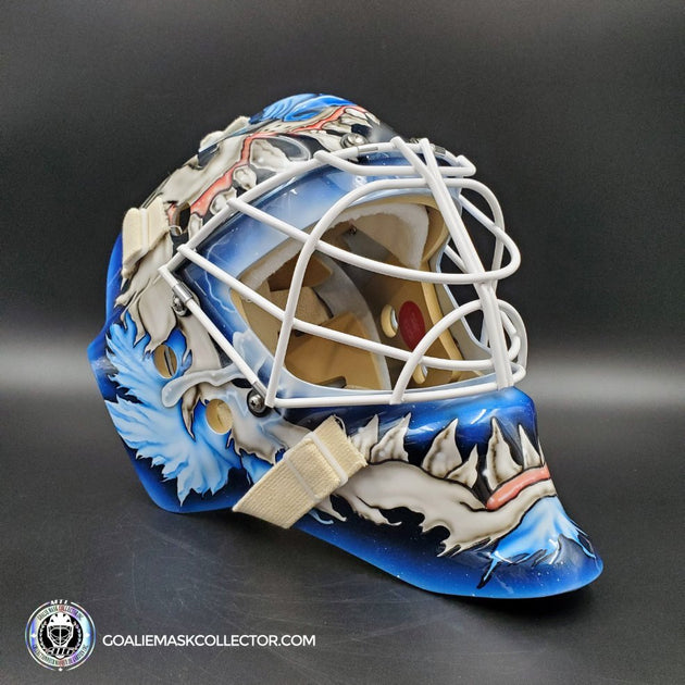 Ilya Samsonov Goalie Mask Unsigned 2023-2024 Mad Dog Toronto Tribute ...
