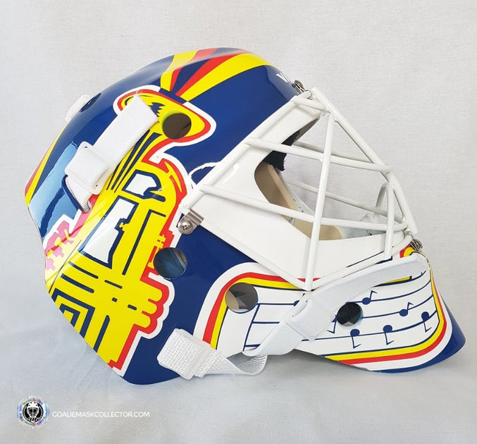 Brian Elliott Unsigned Goalie Mask St.Louis Blues "Cujo" Tribute ...