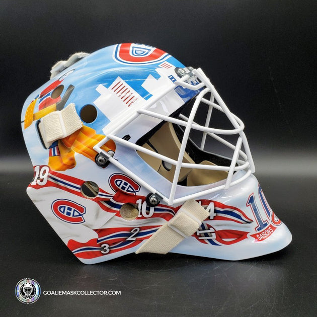 Carey Price Unsigned Goalie Mask Montreal 100th Anniversary (Custom Gr ...