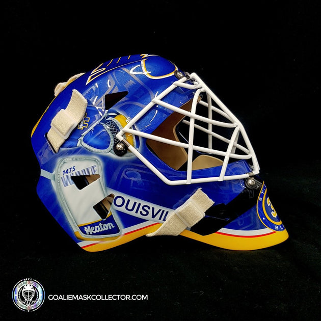 Curtis Joseph Signed Goalie Mask "THE GEAR COLLECTION" Heaton Helite I ...