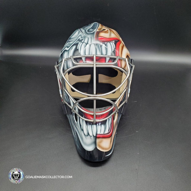 Custom Painted Goalie Mask: Motley Crue Tribute – Goalie Mask Collector