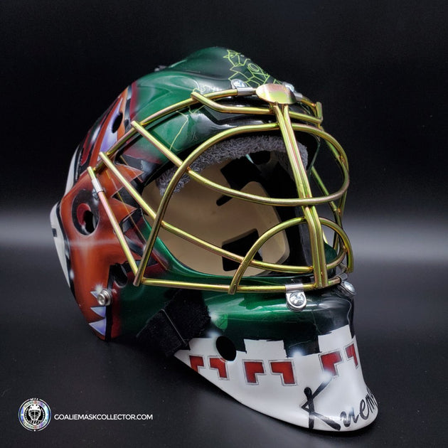 Darcy Kuemper Unsigned Goalie Mask Arizona Tribute – Goalie Mask Collector