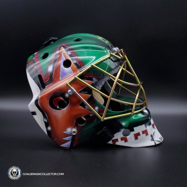 Darcy Kuemper Unsigned Goalie Mask Arizona Tribute – Goalie Mask Collector