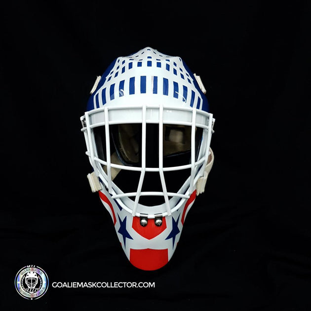 Don Beaupre Goalie Mask Unsigned Washington Tribute – Goalie Mask Collector