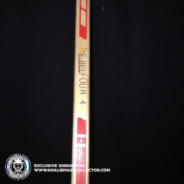 ED BELFOUR GAME USED STICK SIGNED RBK REEBOK COMMEMORATING "THE 1999 S ...