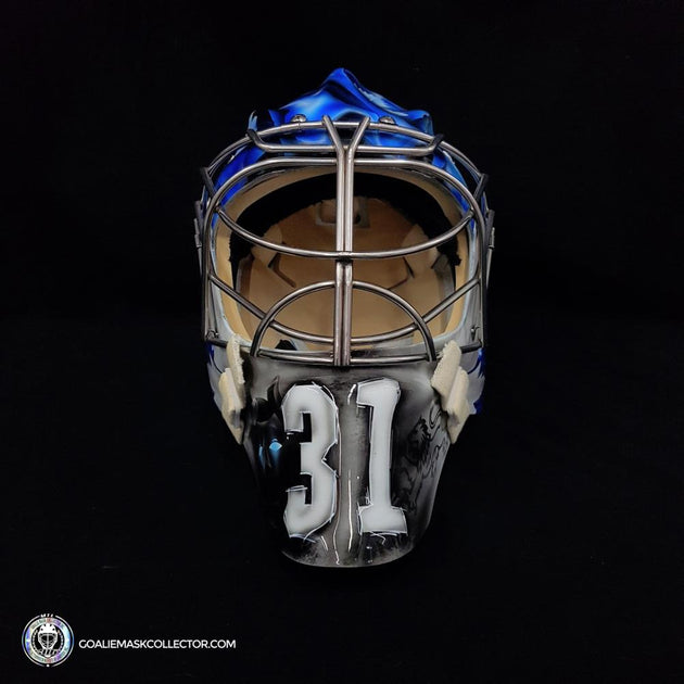 Frederik Andersen Unsigned Goalie Mask Toronto Centennial Tribute ...