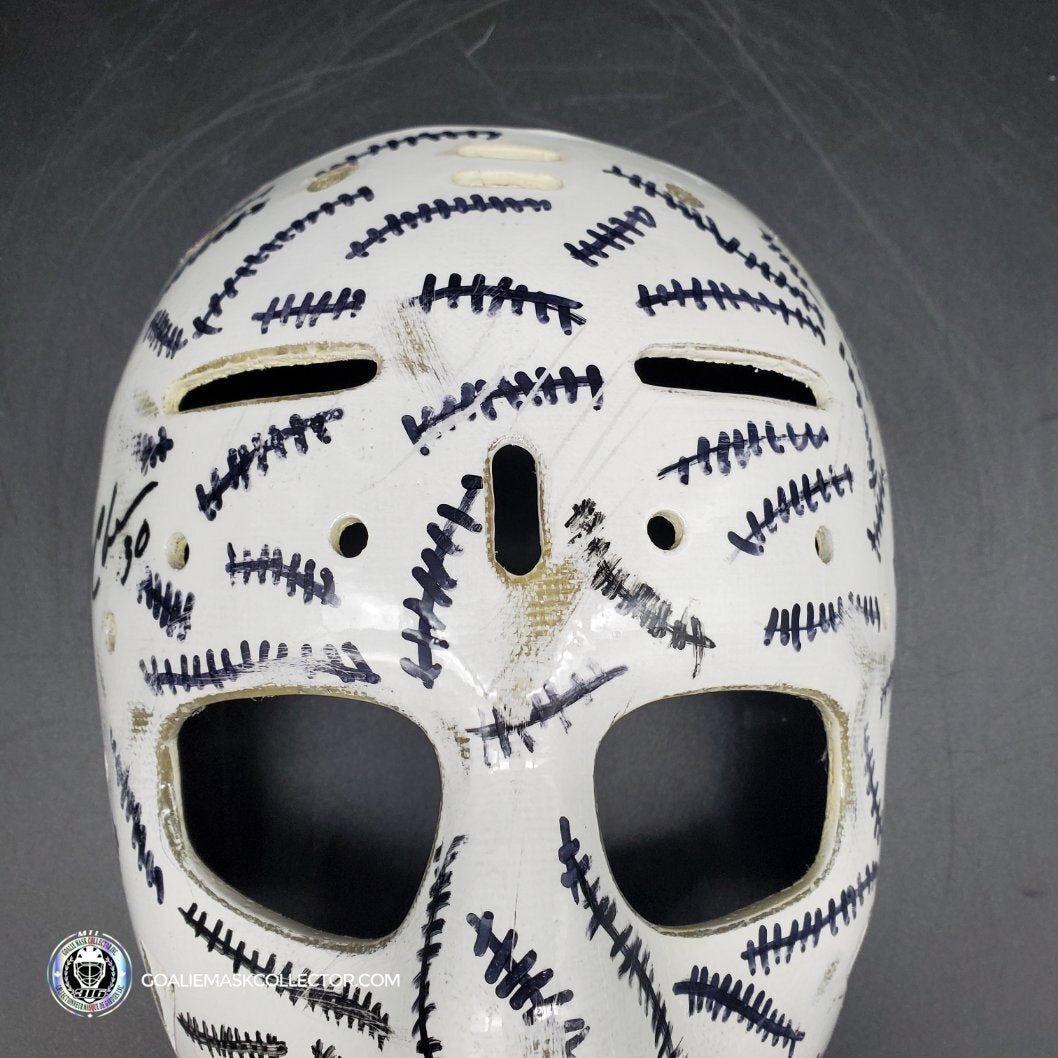 gerry cheevers signed mask
