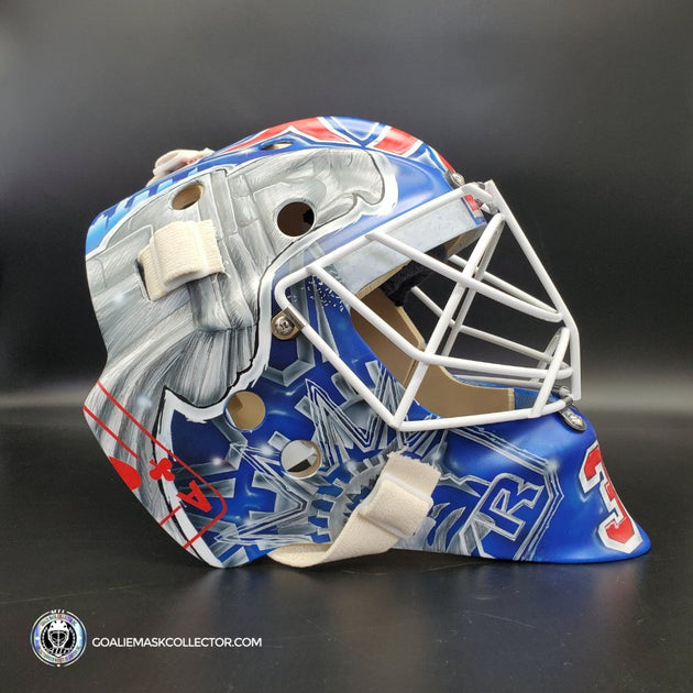 Igor Shesterkin Unsigned Goalie Mask New York 2022-23 V2 in Matte Fini ...