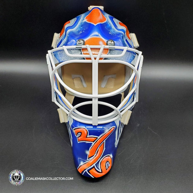 Jack Campbell Signed Goalie Mask Edmonton 2023 Signature Edition Autog ...