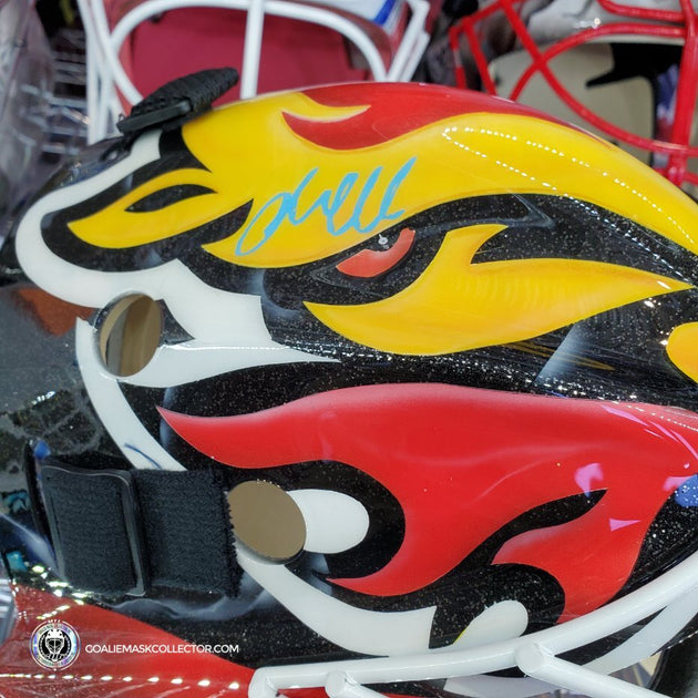 Jacob Markstrom Signed Goalie Mask Calgary V1 Horsehead Signature Edit ...