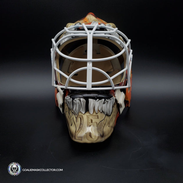 Jacob Markstrom Signed Goalie Mask Calgary V2 Skull Signature Edition ...