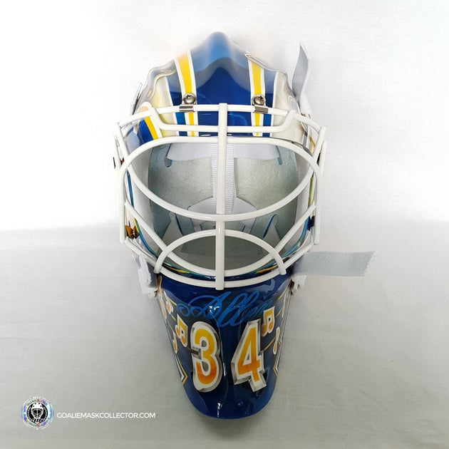 Jake Allen Unsigned Goalie Mask St. Louis Tribute – Goalie Mask Collector