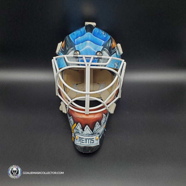 James Reimer Goalie Mask Unsigned 2016 San Jose Transformers Tribute ...