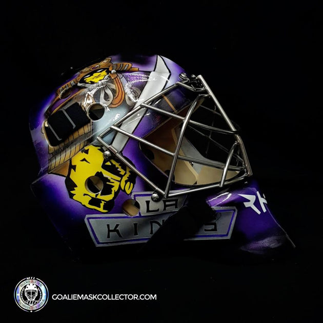 Jamie Storr 2001 Unsigned Goalie Mask Los Angeles Samurai 2001 – Goalie ...
