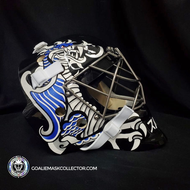 Jamie Storr Unsigned Goalie Mask Los Angeles Samurai 2001 – Goalie Mask ...