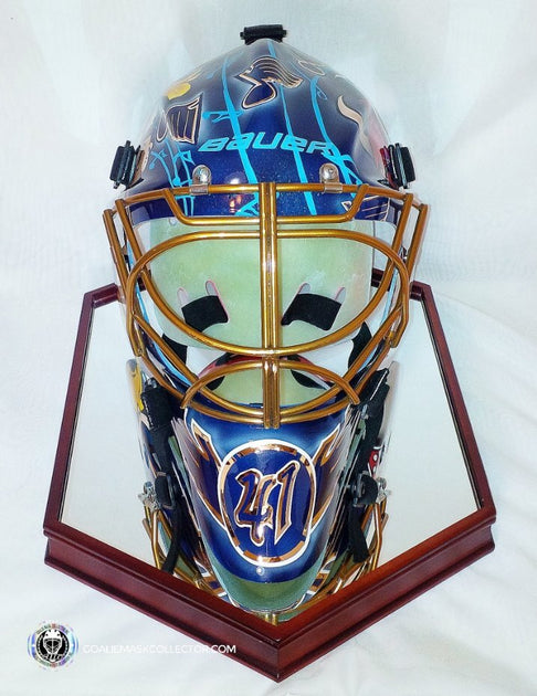 Jaroslav Halak Unsigned Goalie Mask St. Louis Tribute – Goalie Mask ...