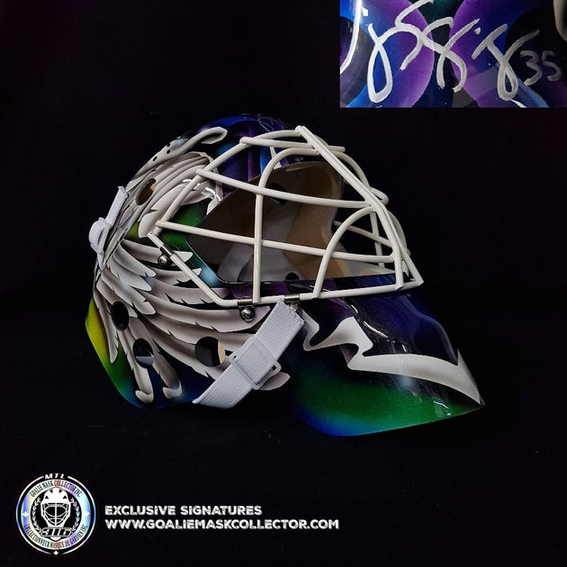 Jean-Sebastian Giguere Signed Goalie Mask Anaheim 2003 Conn Smythe Sig ...