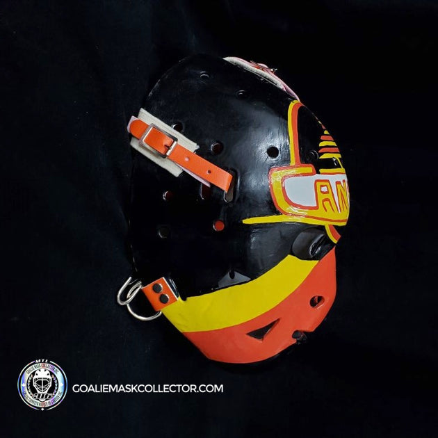 John Garrett Goalie Mask Unsigned Vancouver Vintage – Goalie Mask Collector