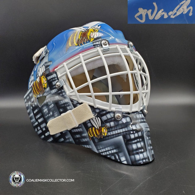 John Vanbiesbrouck Signed Goalie Mask New York V2 Signature Edition Au ...