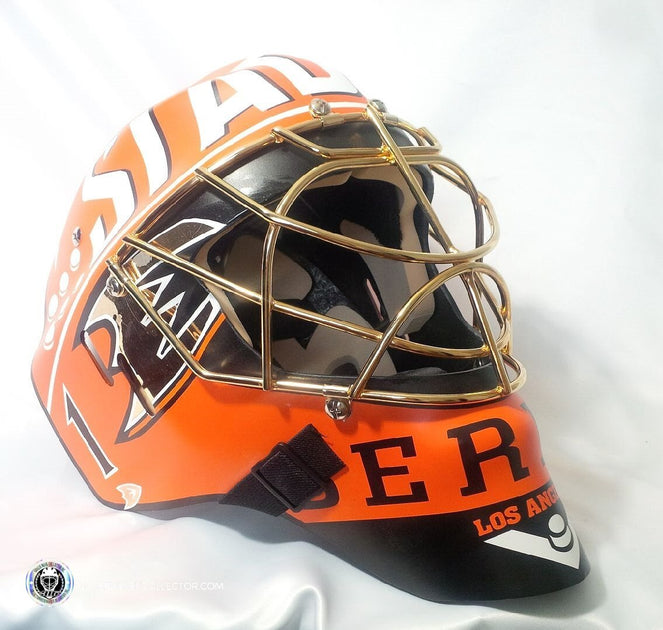 Jonas Hiller Unsigned Goalie Mask Anaheim "Stadium Series" Tribute ...