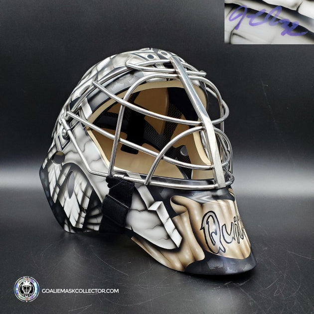 Jonathan Quick Signed Goalie Mask Los Angeles 2021 Painted On Sportmas ...