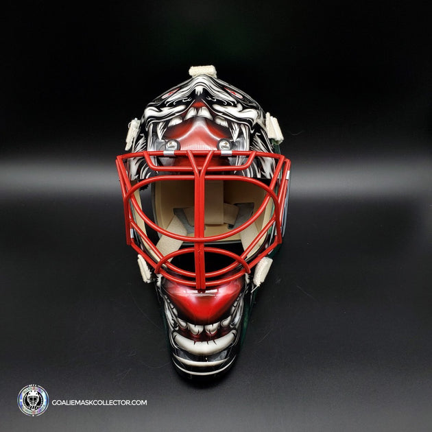 Marc-Andre Fleury Unsigned Goalie Mask Minnesota V1 Tribute – Goalie ...