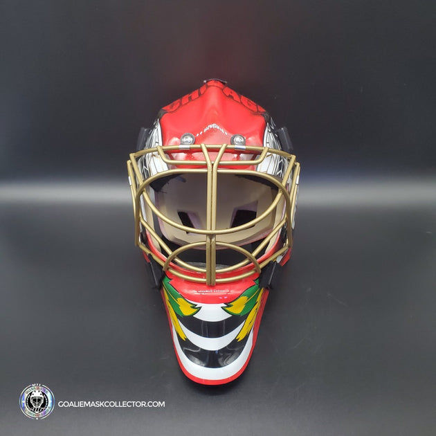 Marc-Andre Fleury Goalie Mask Unsigned Premium Chicago 2021 Tribute ...