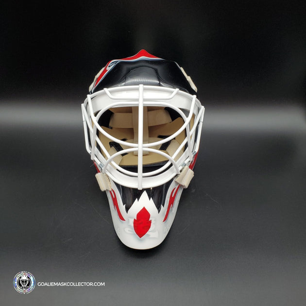 Martin Brodeur Signed Goalie Mask Bulldog New Jersey 2013-14 Signature ...