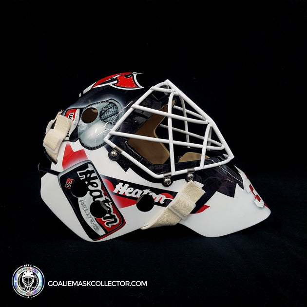Martin Brodeur Signed Goalie Mask "THE GEAR COLLECTION" Heaton Helite ...