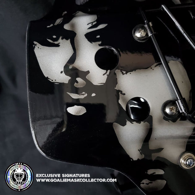 Metallica Goalie Mask Unsigned Black Album Tribute – Goalie Mask Collector