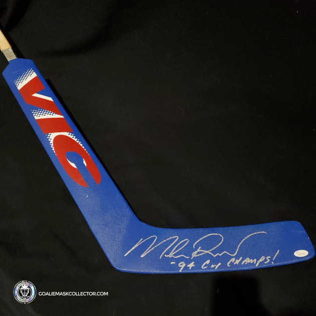 Mike Richter Signed VIC Stick "94 Cup Champs!" Inscription AS-02261 ...