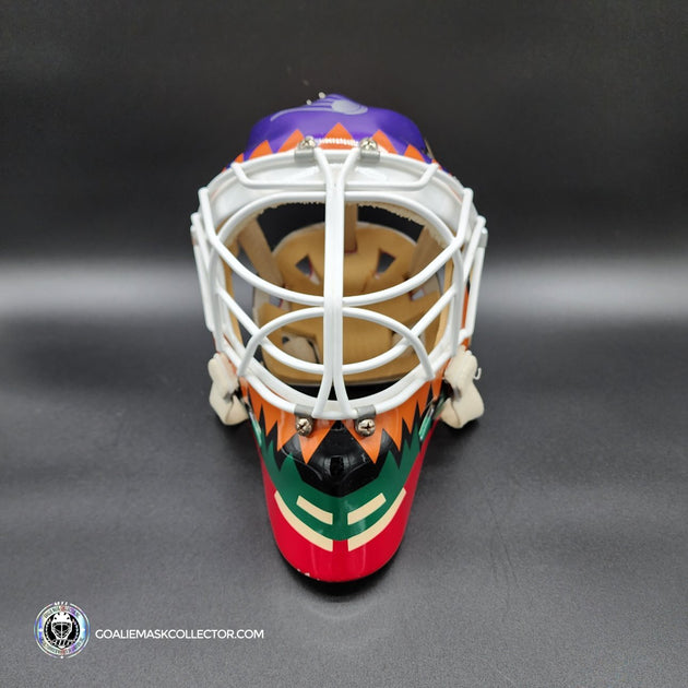 Nikolai Khabibulin Goalie Mask Game Worn 1998 Phoenix Coyotes Made and ...