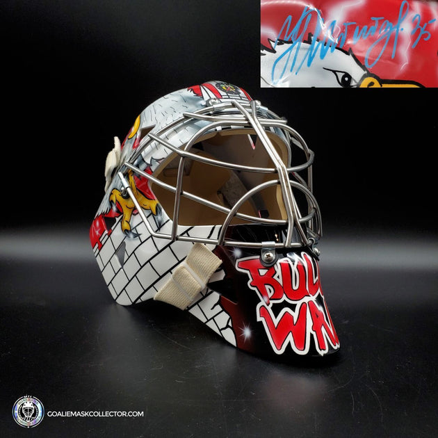 Nikolai Khabibulin Signed Goalie Mask Chicago Signature Edition Autogr ...