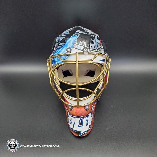 Olaf Kolzig Signed Goalie Mask Washington V2 Signature Edition Autogra ...