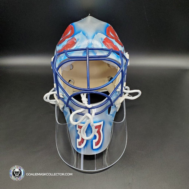 Patrick Roy Goalie Mask Unsigned Colorado Gen 3 Classic + Throat guard ...