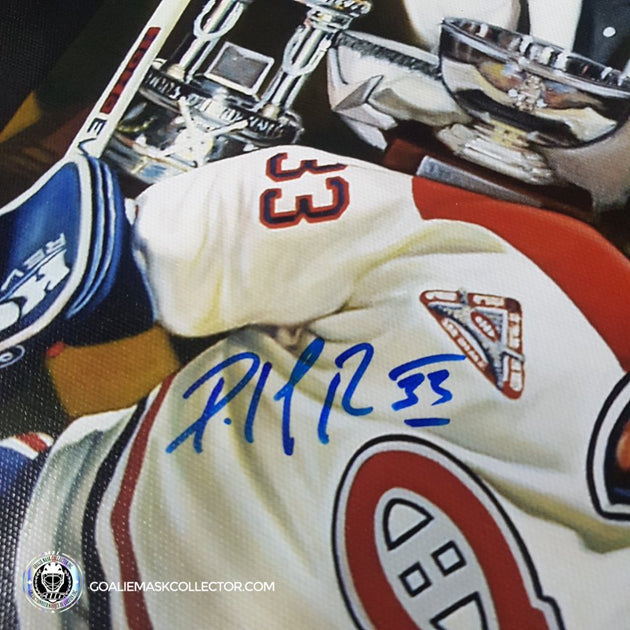 Patrick Roy Signed Unframed Lithography Painted by Diane Bérubé - SOLD ...