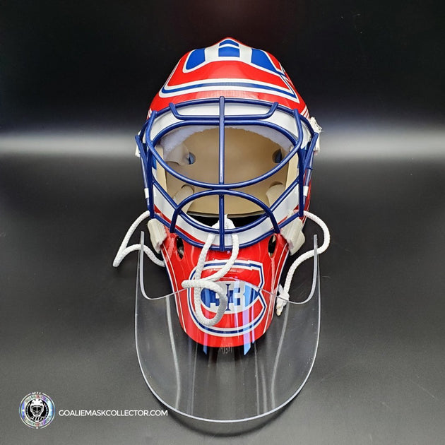 Patrick Roy Goalie Mask Unsigned Montreal Classic + Throat Guard Inclu ...