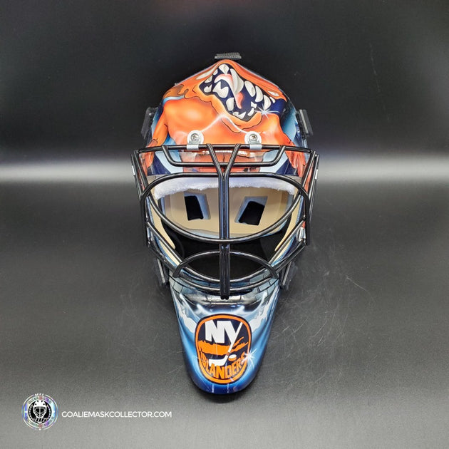 Roberto Luongo Unsigned Goalie Mask New York Tribute – Goalie Mask ...