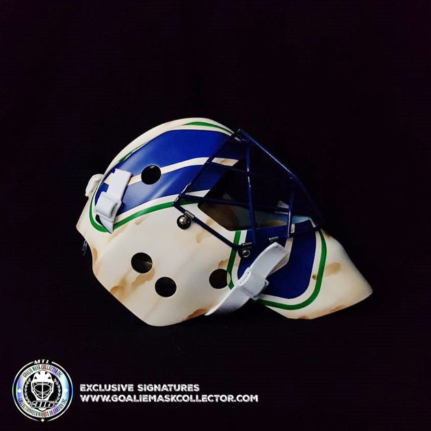 Roberto Luongo Unsigned Goalie Mask 2013 Vancouver V2 Tribute – Goalie ...