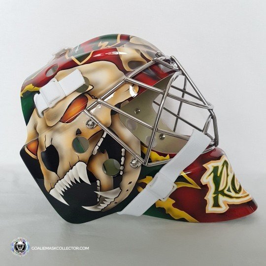 Dwanye Roloson Unsigned Goalie Mask Minnesota Tribute – Goalie Mask ...